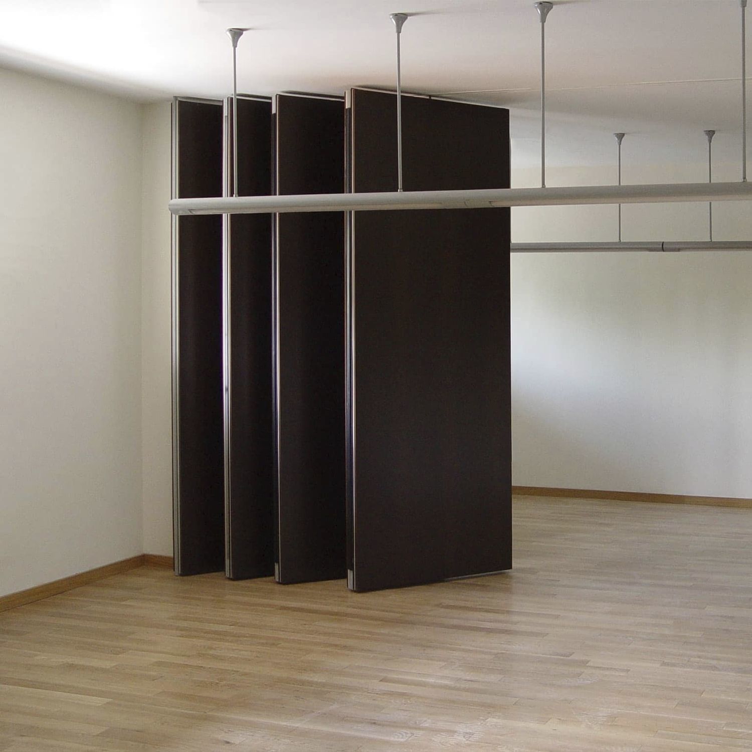 Pivoting/sliding partition - Grupo GUBIA - wooden / commercial / for ...