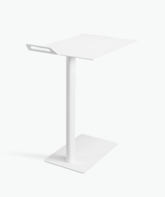Contemporary side table - TAIL - Casala - powder-coated steel / steel ...