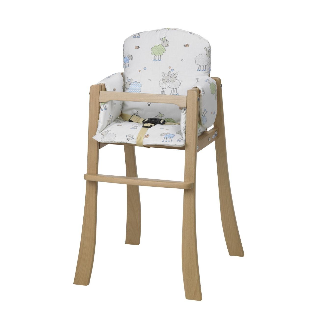 Standard highchair - MUCKI - Geuther - commercial / wooden