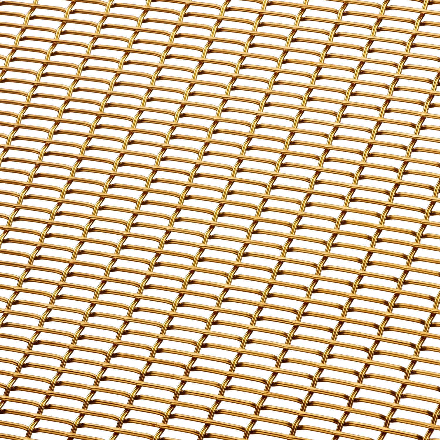 Decorative wire mesh - M12Z-27 - BANKER WIRE - brass / steel / bronze