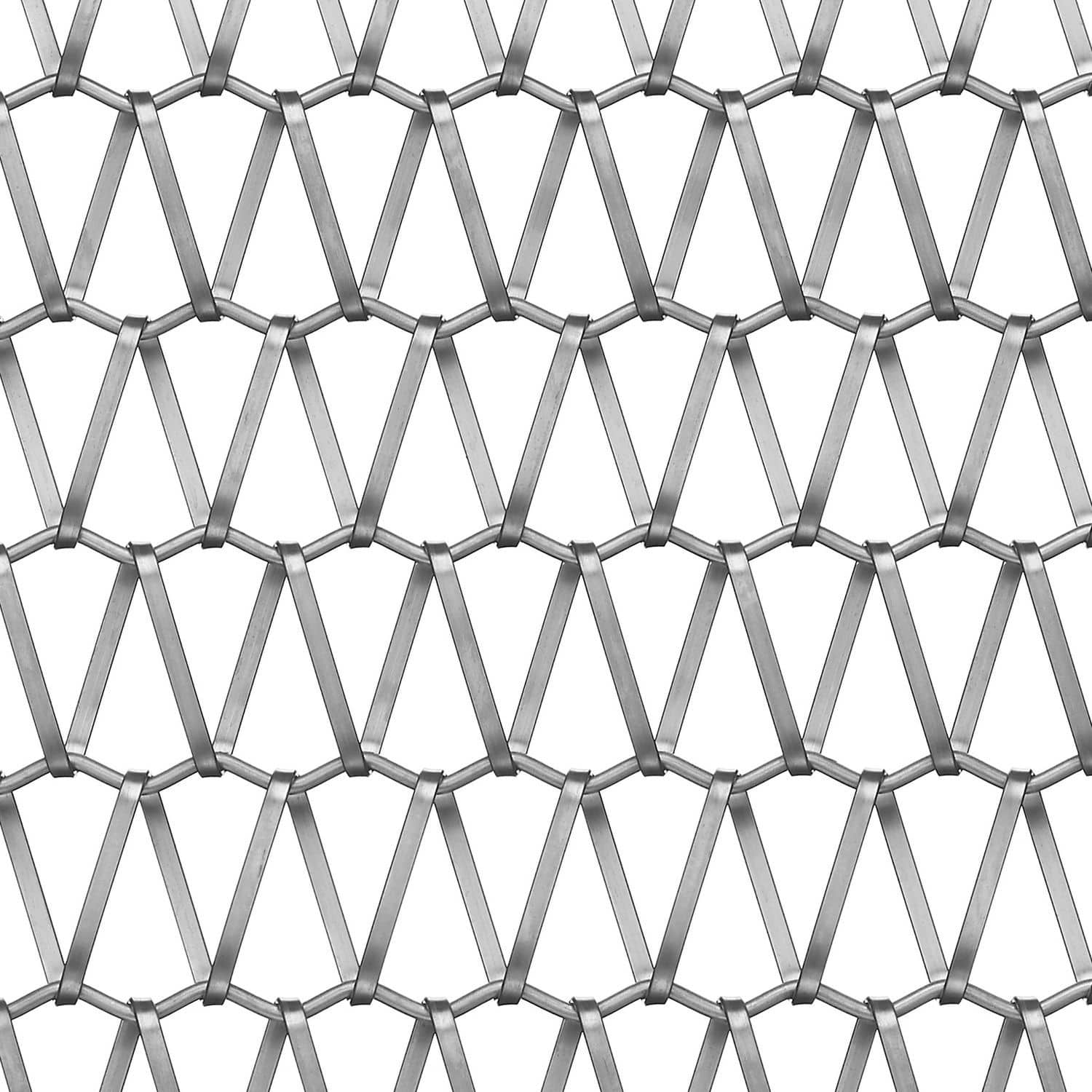 Decorative wire mesh - RIDGE - BANKER WIRE - aluminum / copper ...