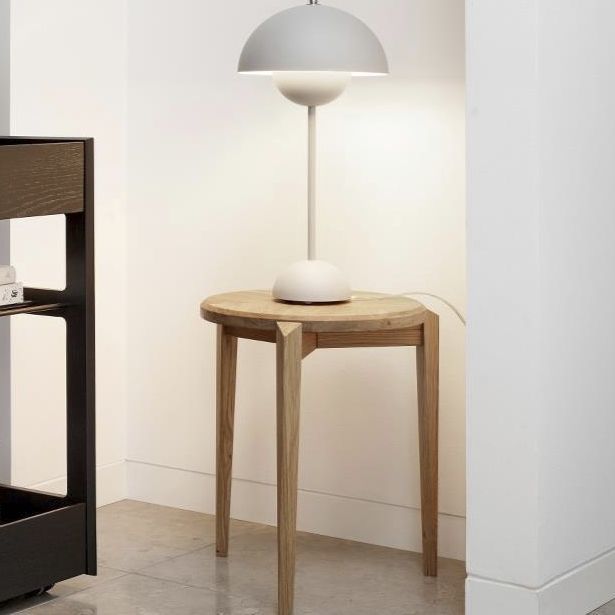 Scandinavian design stool - #840 - Skovby - oiled wood / stained wood ...