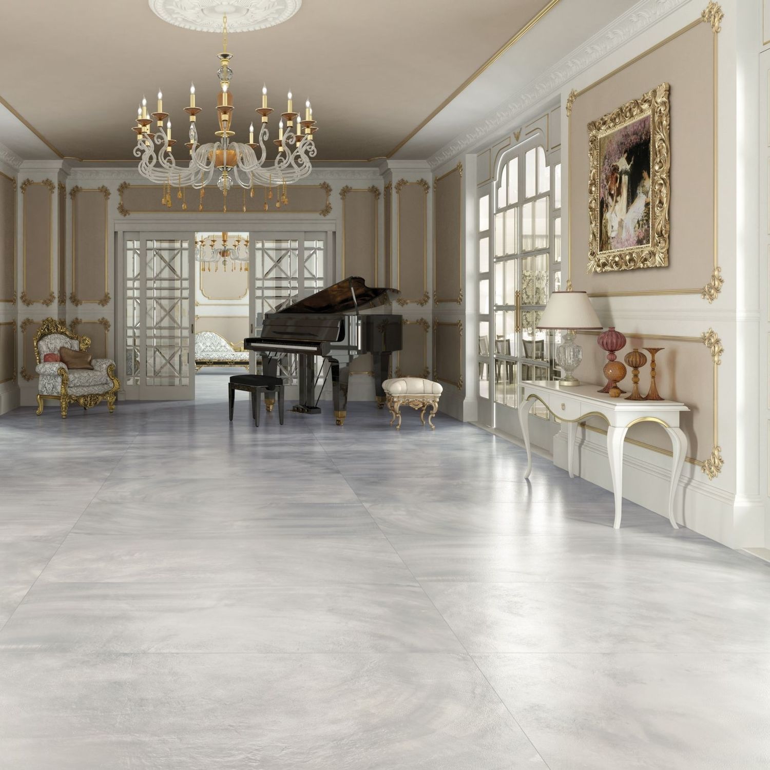 Porcelain stoneware tile - BRIGHT PEARL - Gruppo Ceramiche Ricchetti ...
