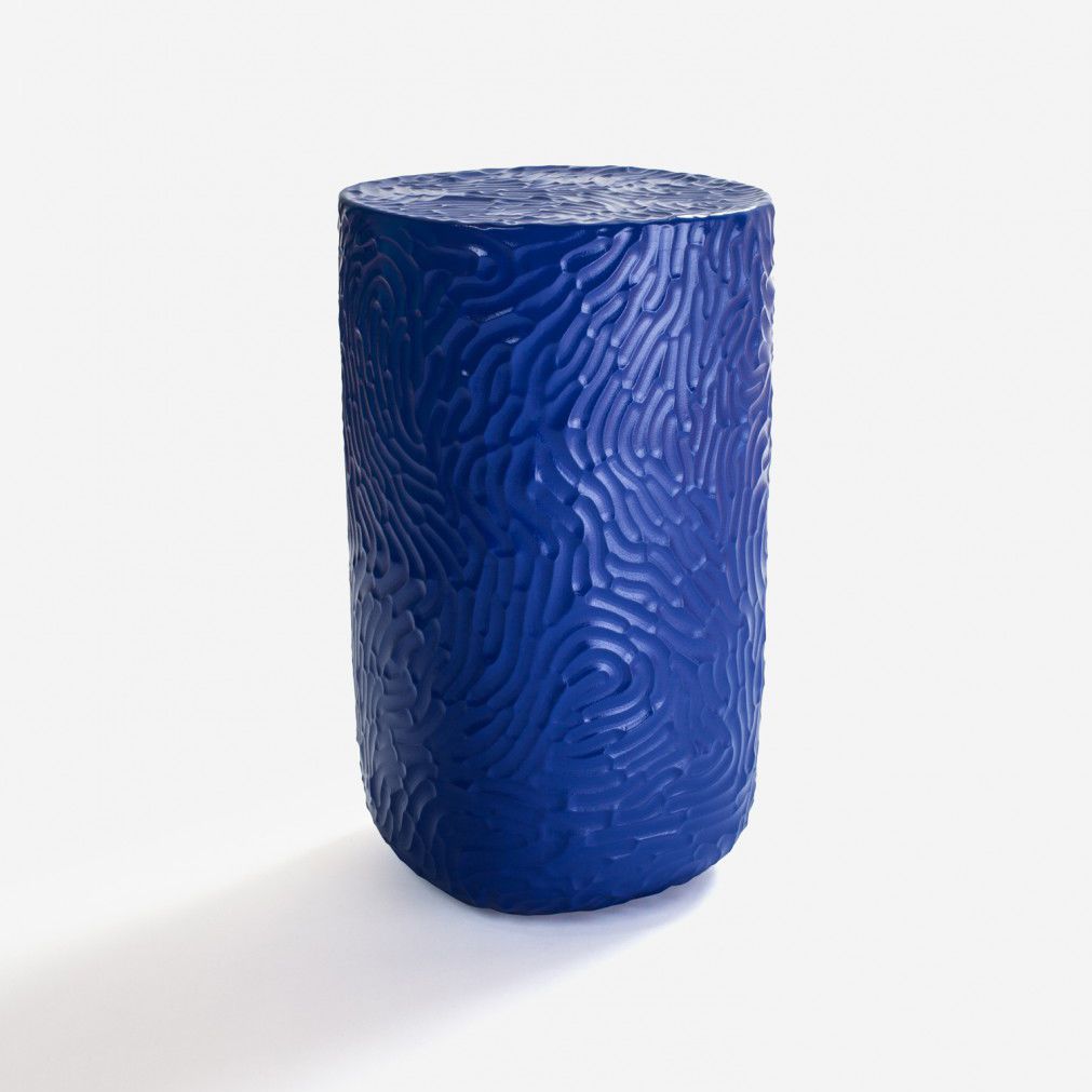 Contemporary side table - TOUCH - Moustache - ceramic / oval / home