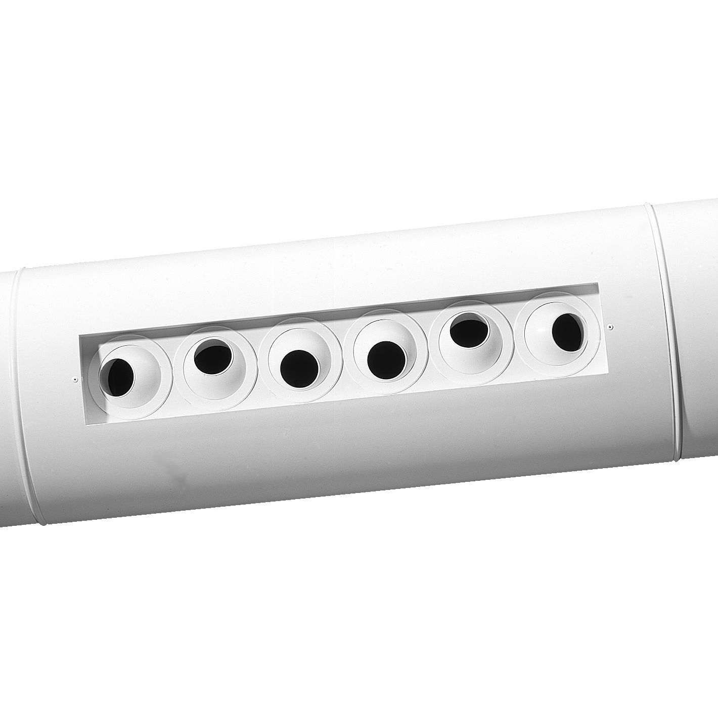 Wall-mounted air diffuser - WGARR - SCHAKO KG - hanging / round / linear