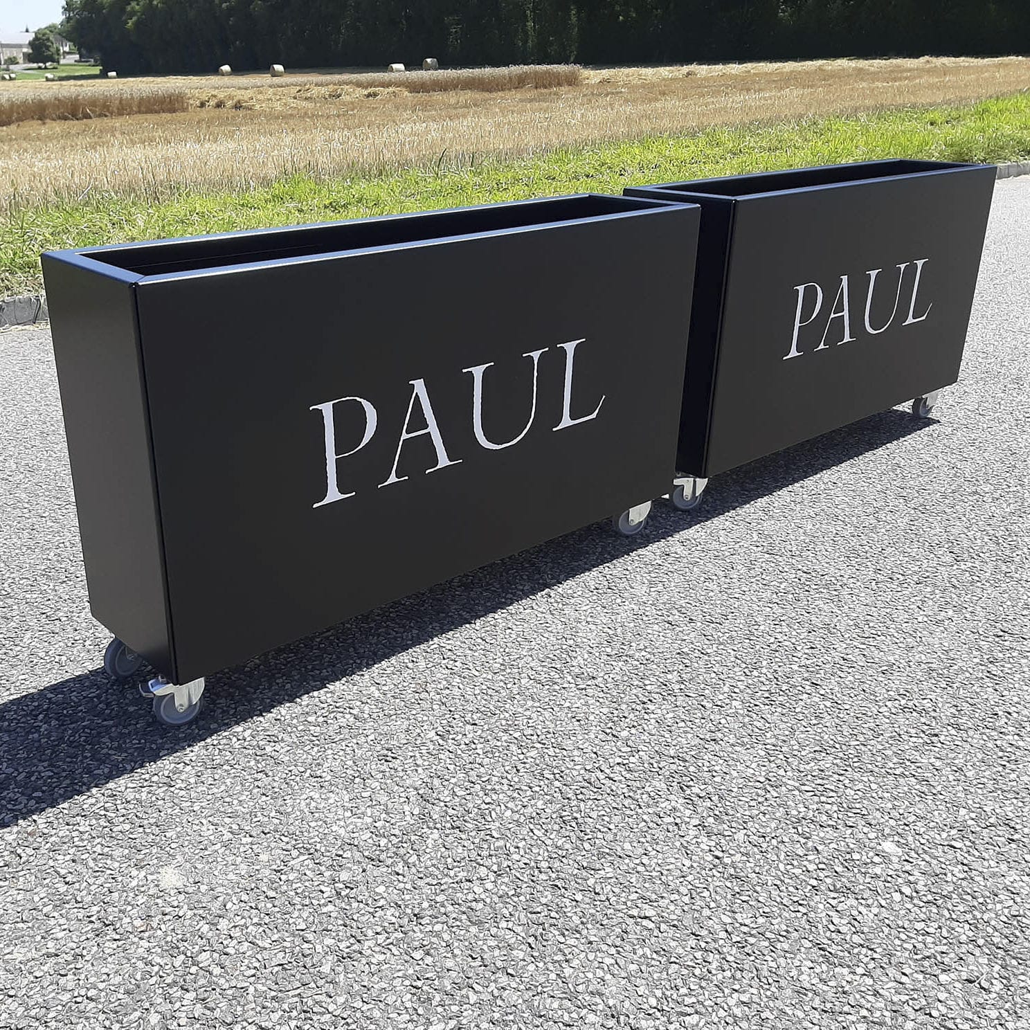 Thermo-lacquered aluminum planter - STEELAB SAA - ATELIER SO GREEN ...