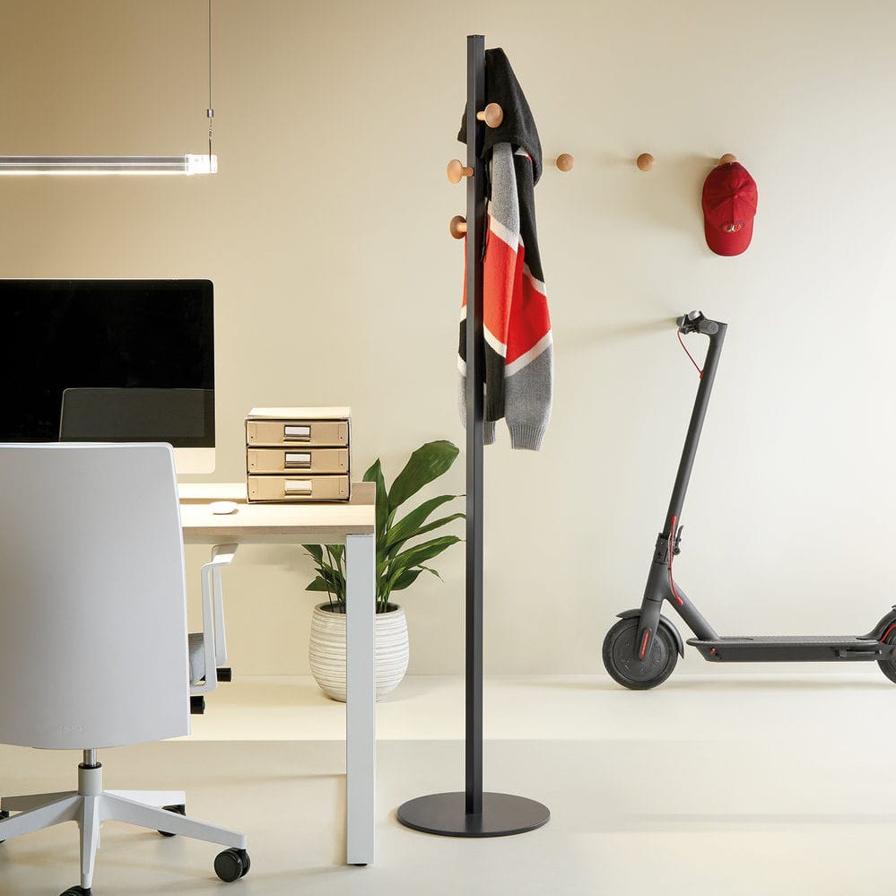 Floor coat rack - BERGAMO - Made Design Barcelona - wall-mounted ...