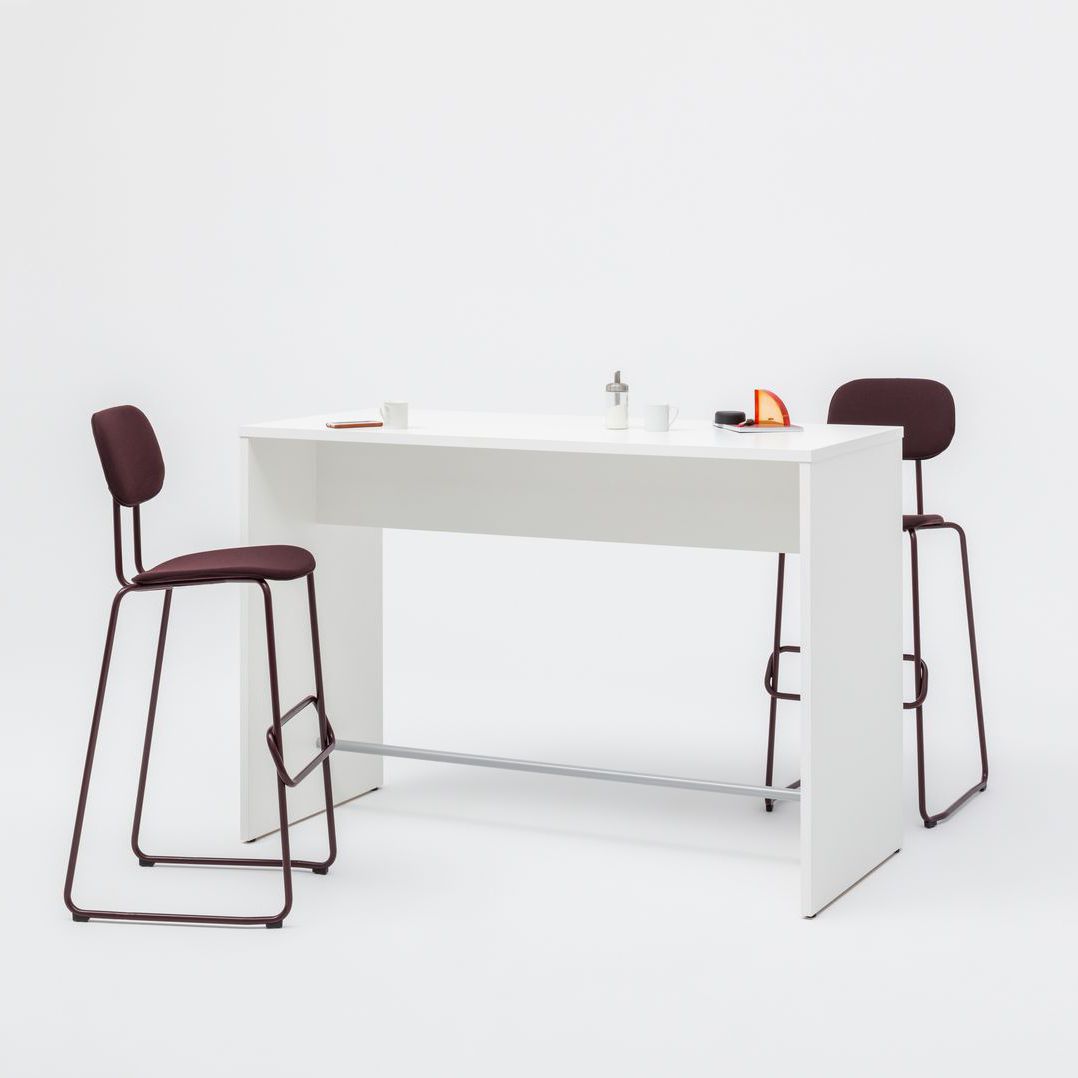 Contemporary high bar table - PSW - MDD - powder-coated steel ...
