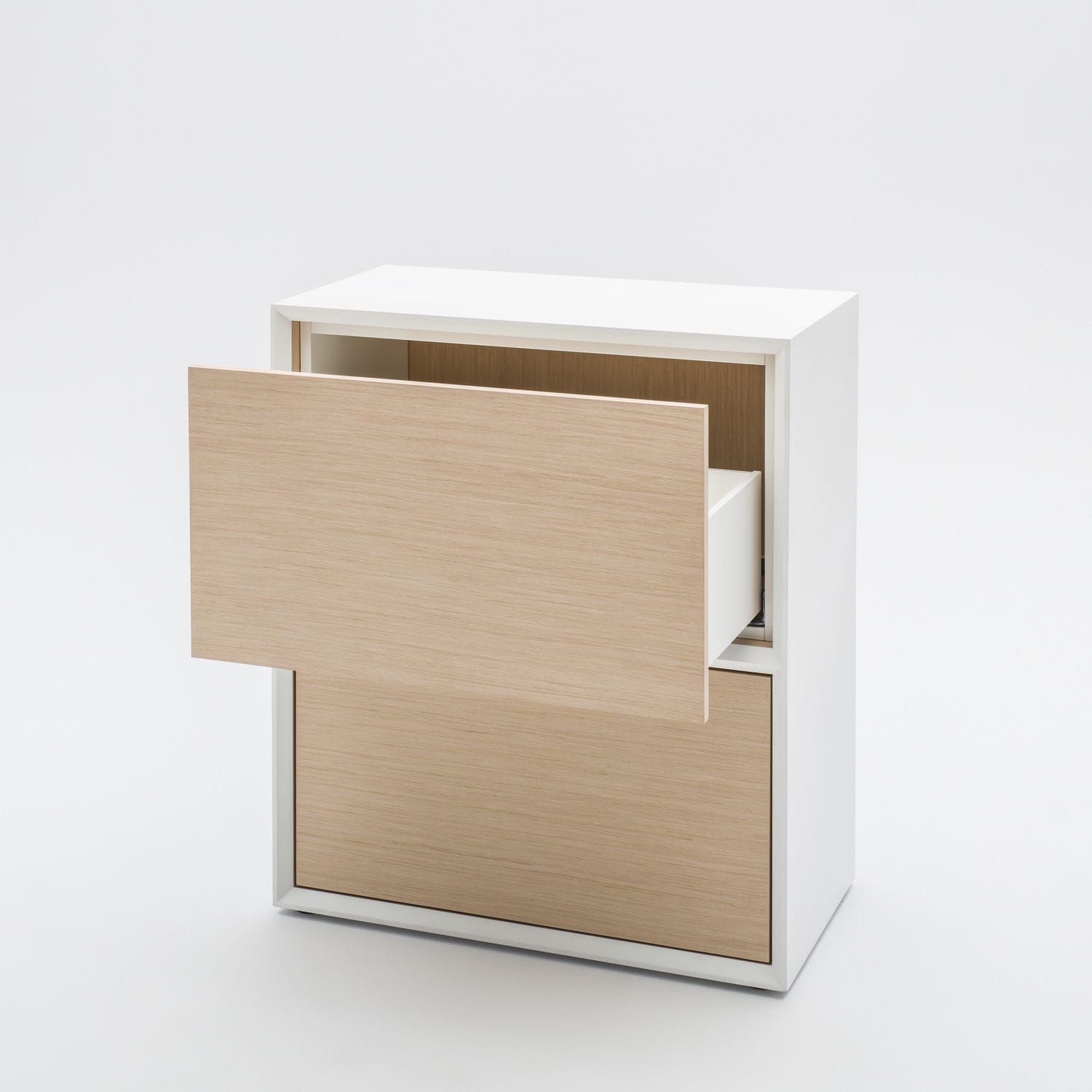 Low filing cabinet - GRAVITY - MDD - MDF / with drawers / contemporary
