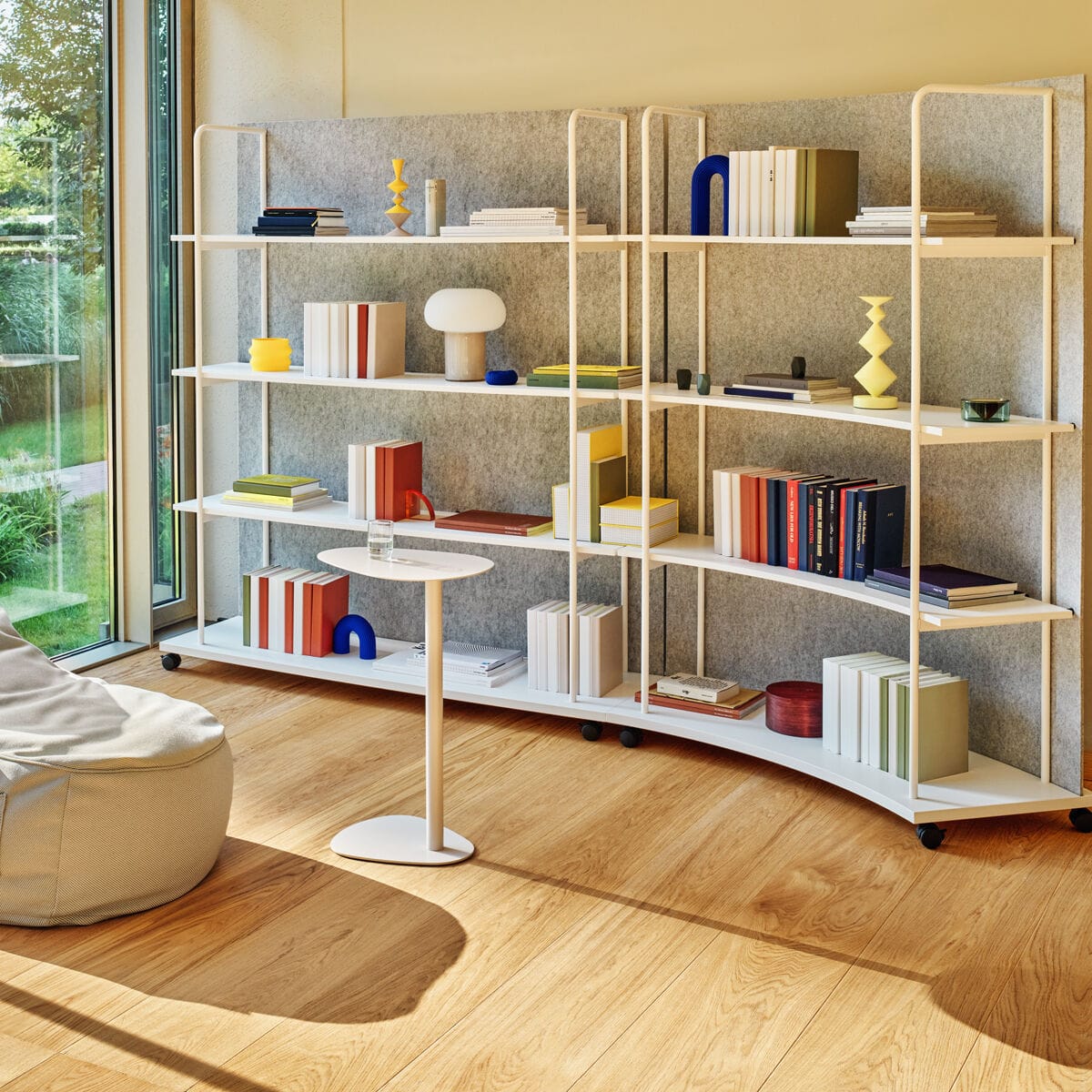 Free-standing bookcase - TANCA - MDD - contemporary / for office / steel