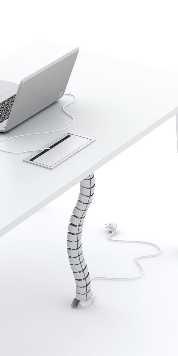 Plastic cable trunking - MDD - desk / commercial