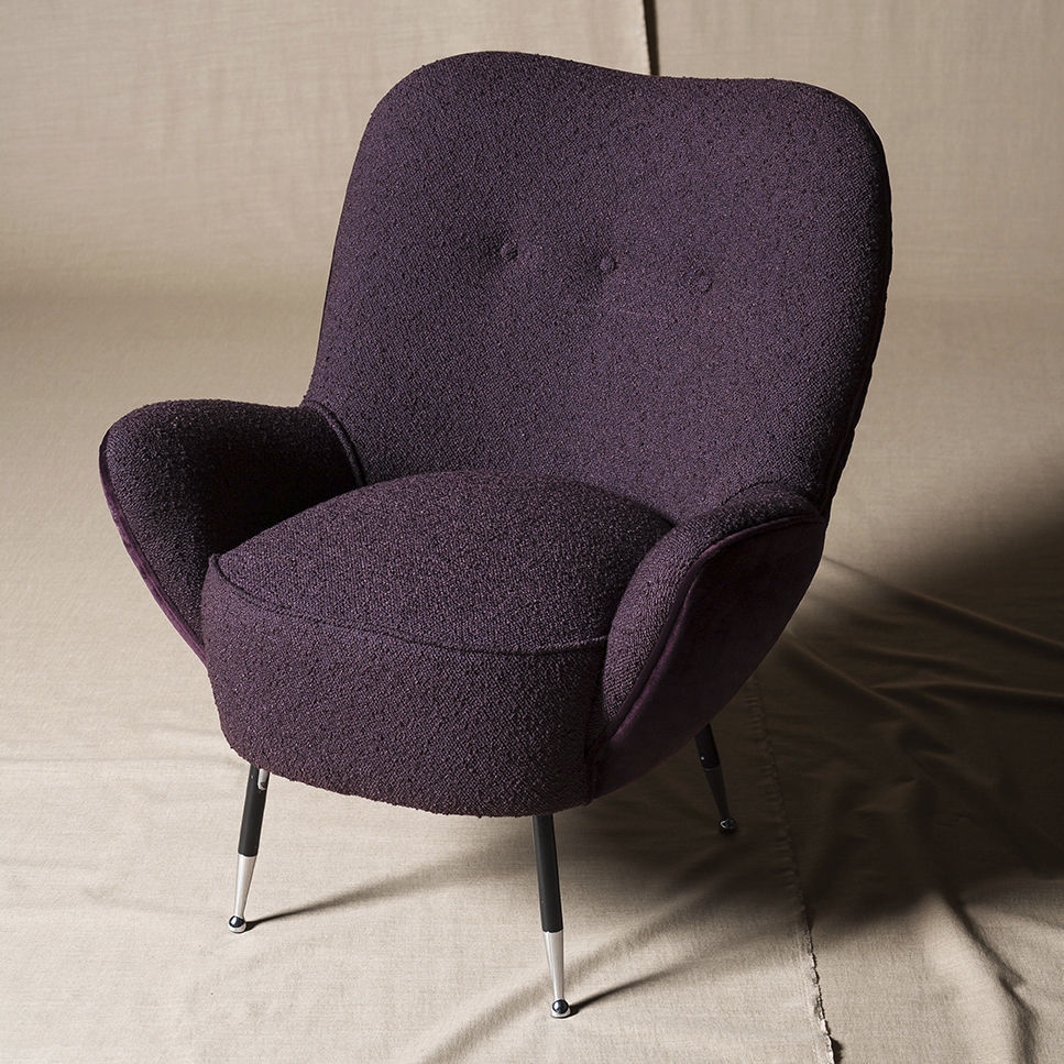 Upholstery fabric - LUPO - DEDAR MILANO - plain / Trevira CS® / polyester
