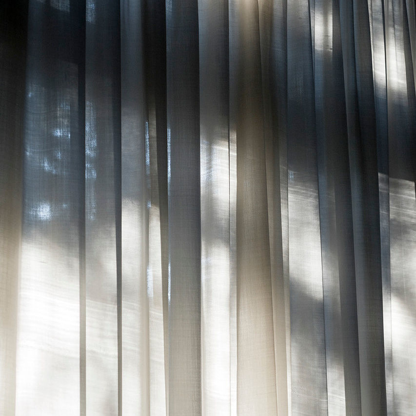 Plain sheer curtain fabric - WIDE WOOL/R - DEDAR MILANO - wool / satin ...