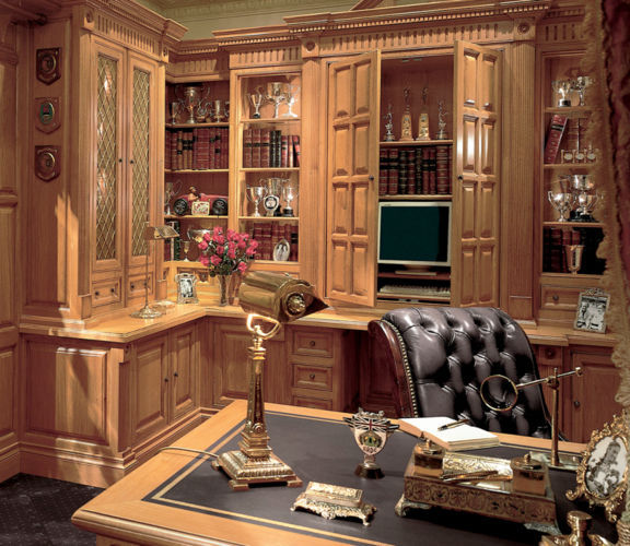 Free-standing bookcase - ORNAMENTAL - Clive Christian - wall-mounted ...