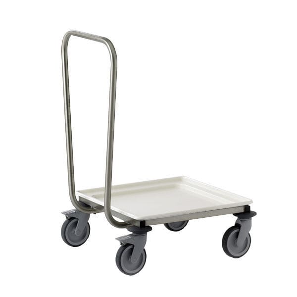Commercial kitchen trolley - 800 series - Tournus - stainless steel / ABS