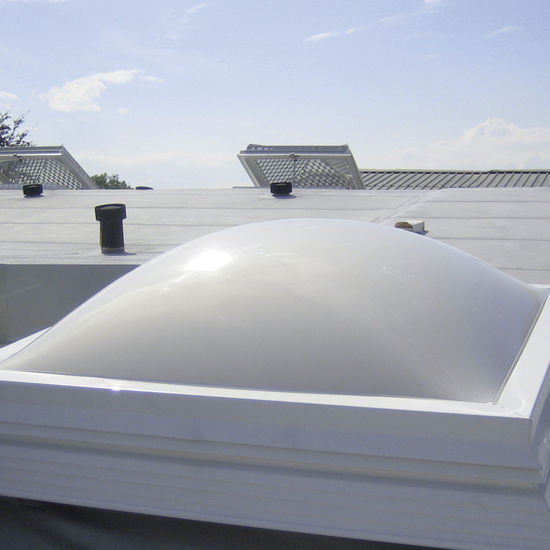 Glass dome skylight - NEO PLUS - Kingspan Light + Air - curved / for ...