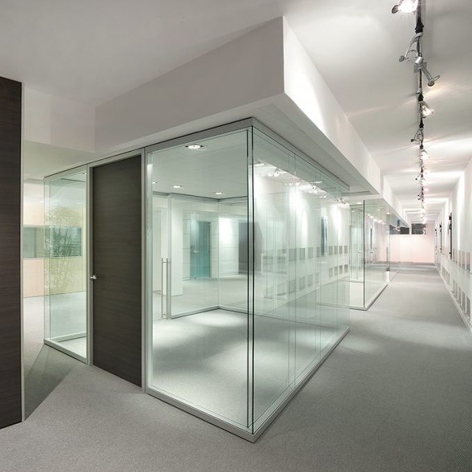 Removable partition - LIGHT 3.2 - Ge Giussani - sliding / double-glazed ...