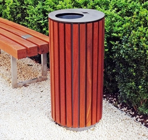 Public trash can - BOORT - NORCOR MOB.URBAIN - brushed stainless steel ...