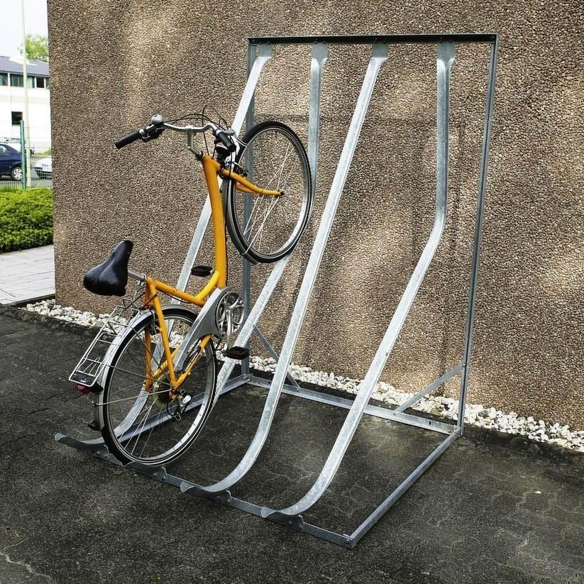 Floor-mounted bike rack - INKLINUM-W - NORCOR MOB.URBAIN - secure ...