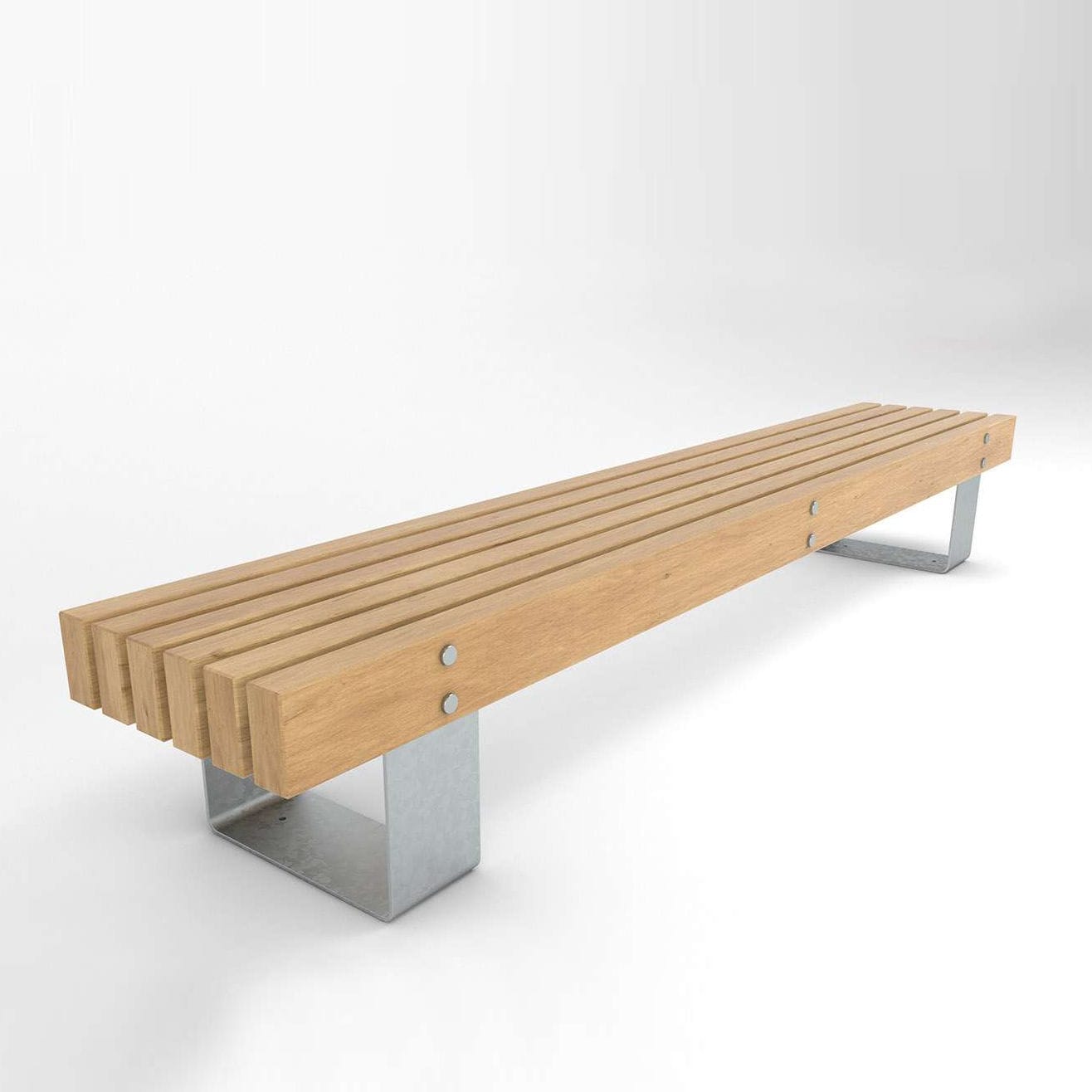 Contemporary public bench - XXL-FF 3m/2m - NORCOR MOB.URBAIN ...