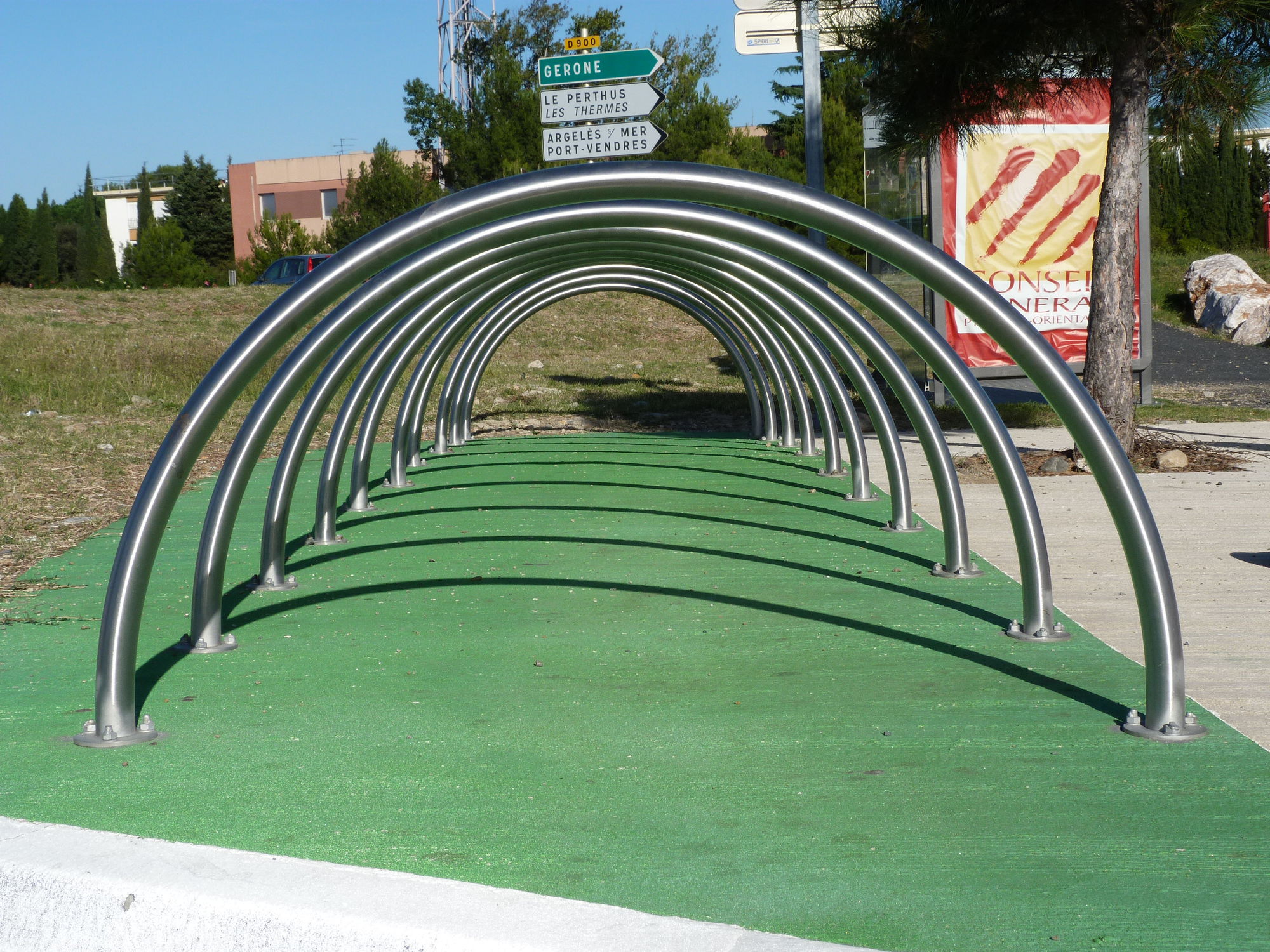 Floor-mounted bike rack - ARC-7A - NORCOR MOB.URBAIN - stainless steel ...