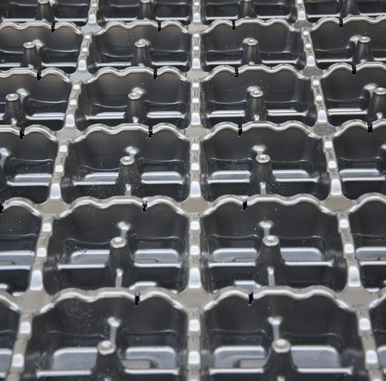 Polystyrene drainage membrane - DiaDrain-60H-UP - DIADEM - drainage ...