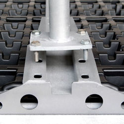 Railing fastening system - ZinCo GmbH - metal / green roof / exterior