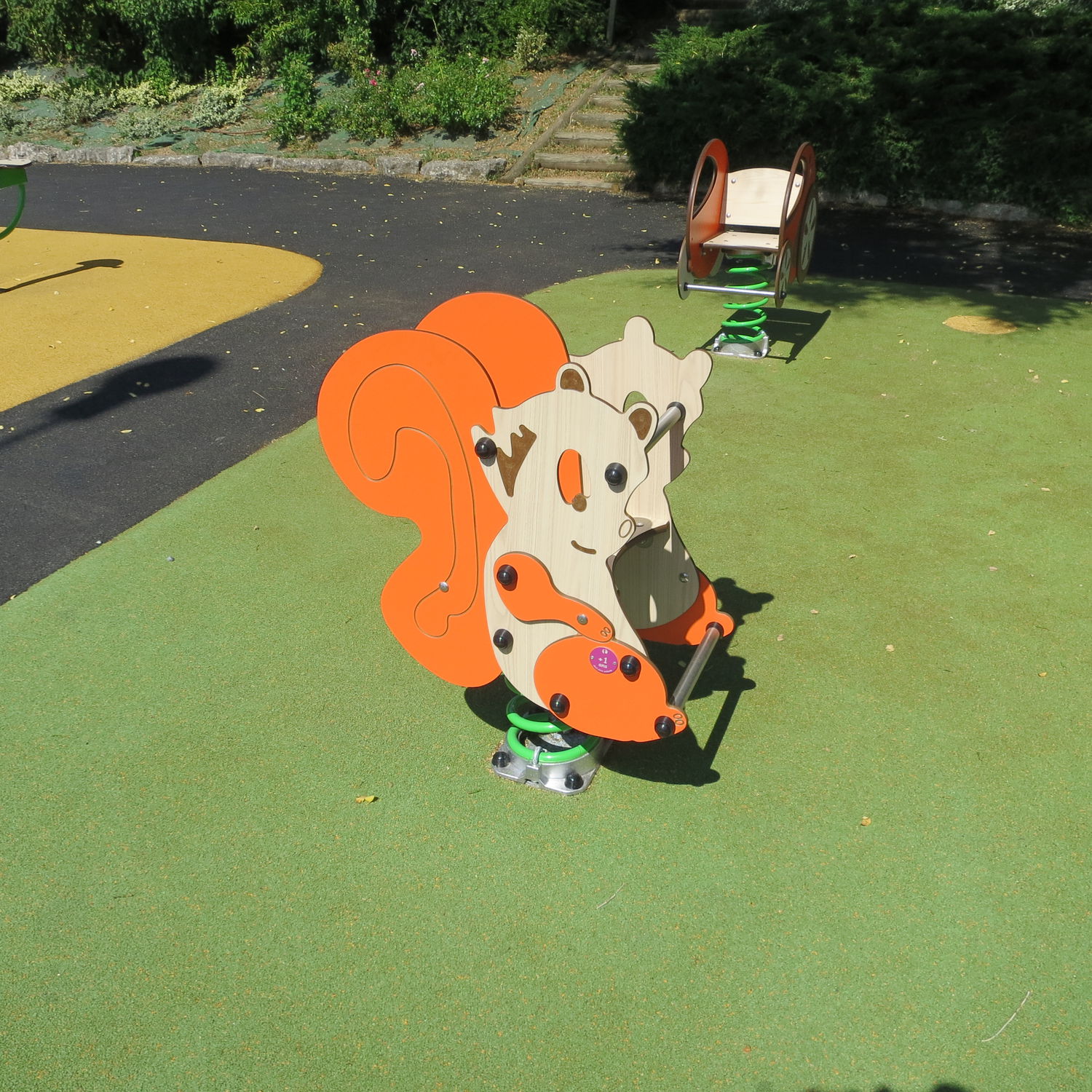 Plywood spring rocker - BIBOU : ECUREUIL - Transalp - animal / 1-seat