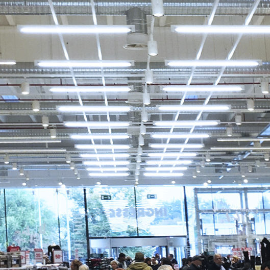 Hanging light fixture - SLIM - Metalmek Illuminazione - surface-mounted ...