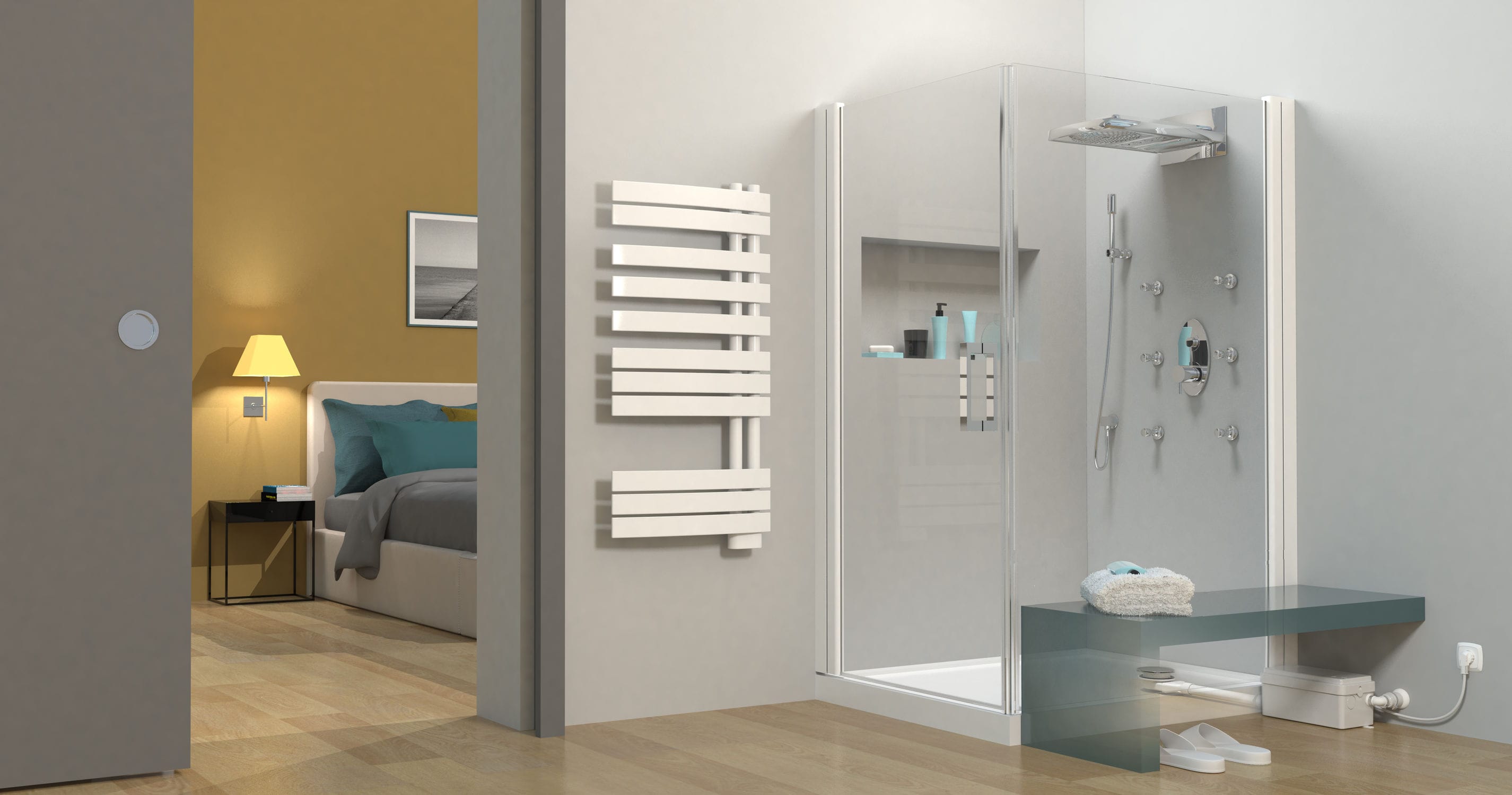 Pump - SANISHOWER FLAT - SFA Sanitrit España
