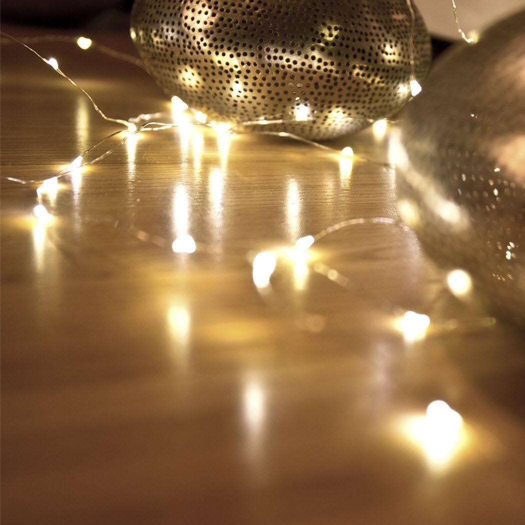 LED light garland - FANTAISIE : GUIRLANDE 40 ARGENTÉE - NEXEL EDITION ...
