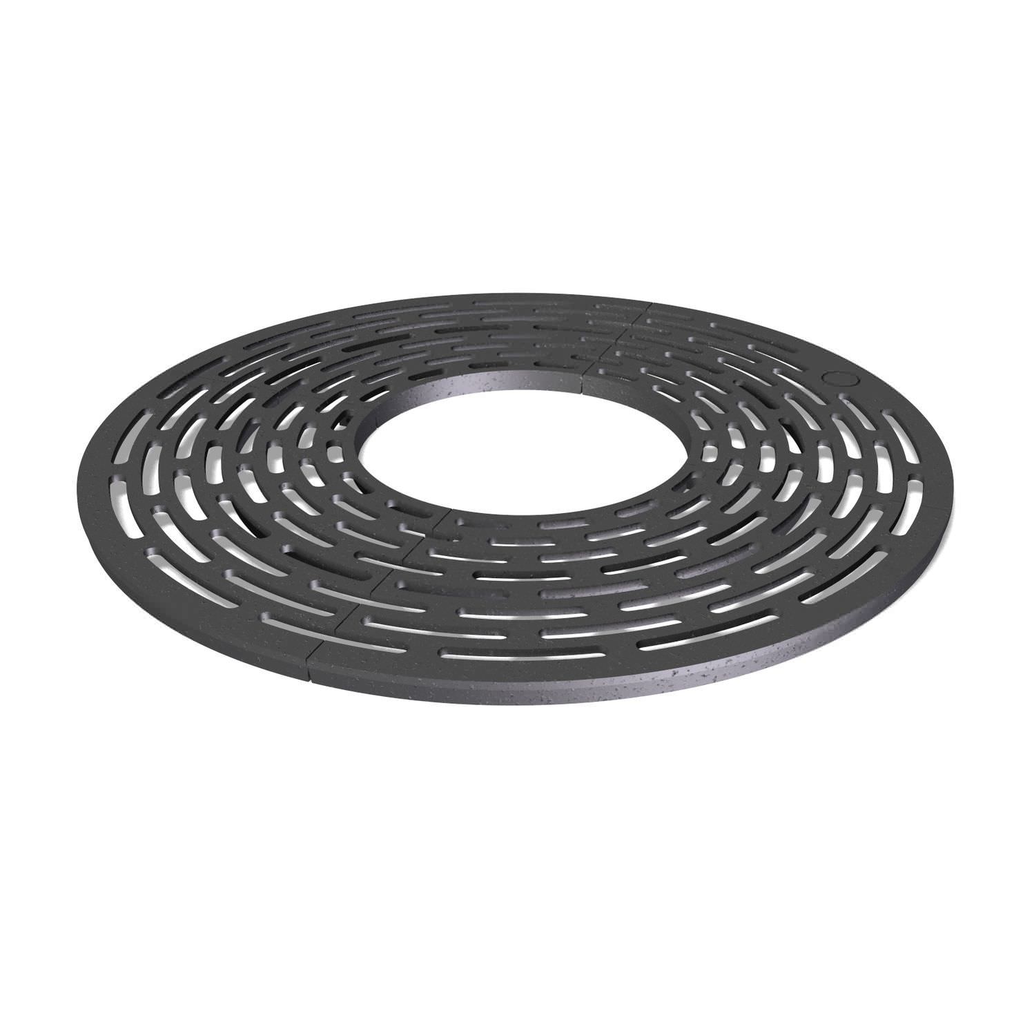 Round tree grate - CRIVA - LARUS DESIGN - cast iron / steel