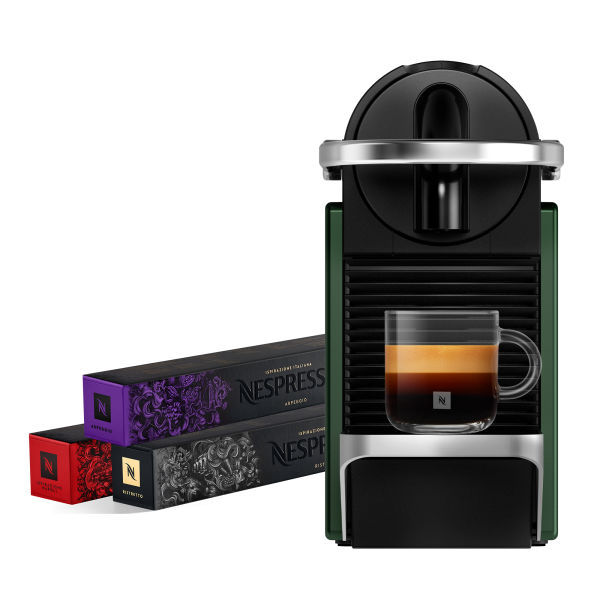 Espresso coffee machine - PIXIE - NESPRESSO - automatic / 1-group / milk