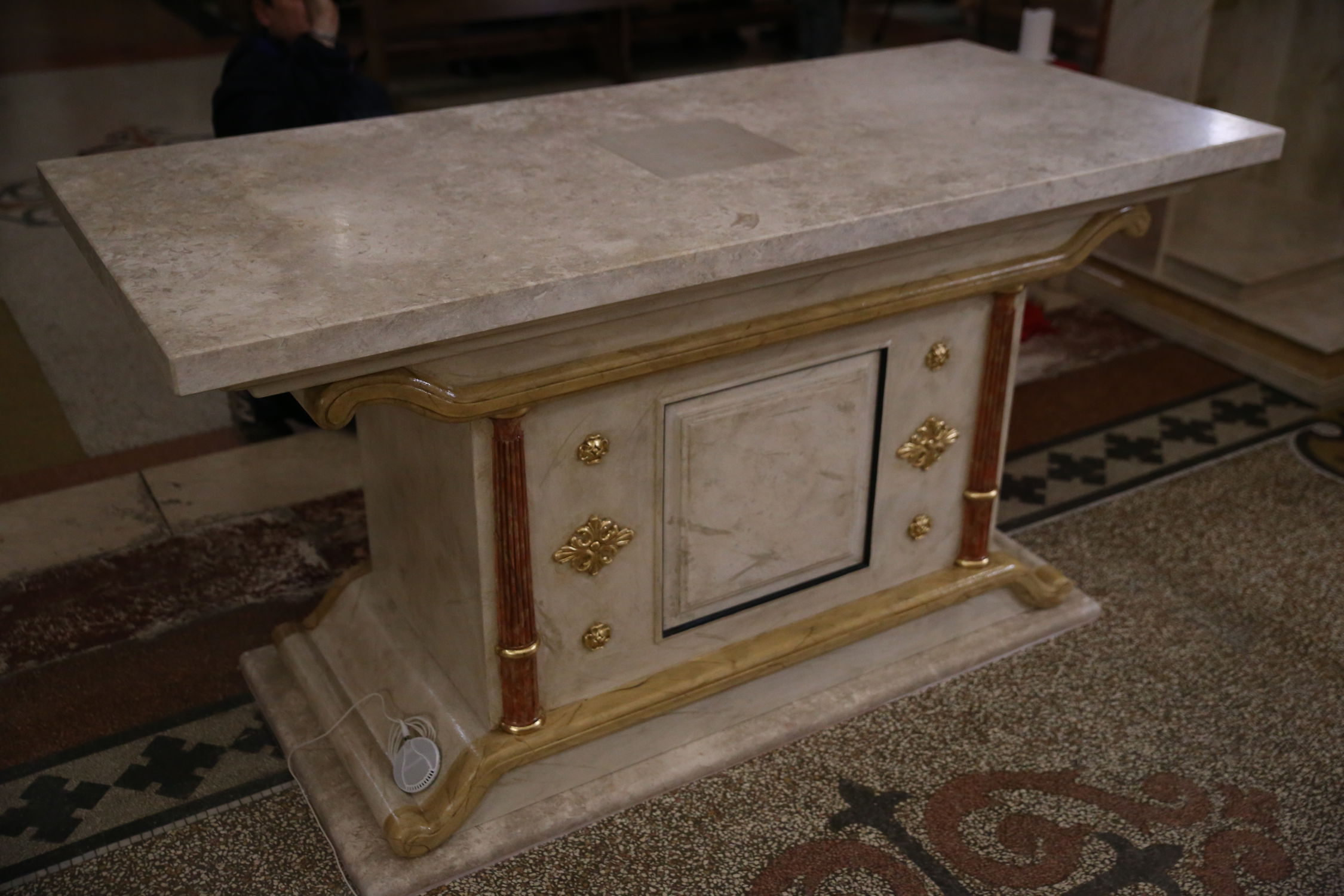 Jerusalem stone altar - 1 - Pietra di gerusalemme