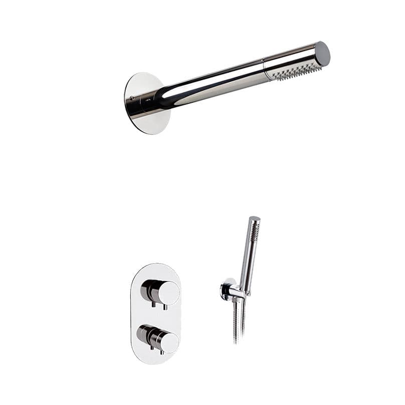 Wall-mounted shower set - AUBR01TI - Ama Luxury Shower - contemporary ...