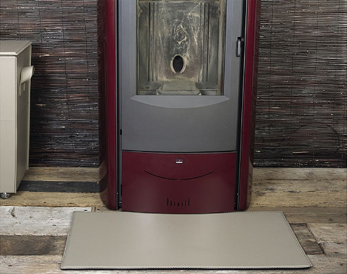 Contemporary rug - RUGS T 80 - Julia - plain / leather / rectangular