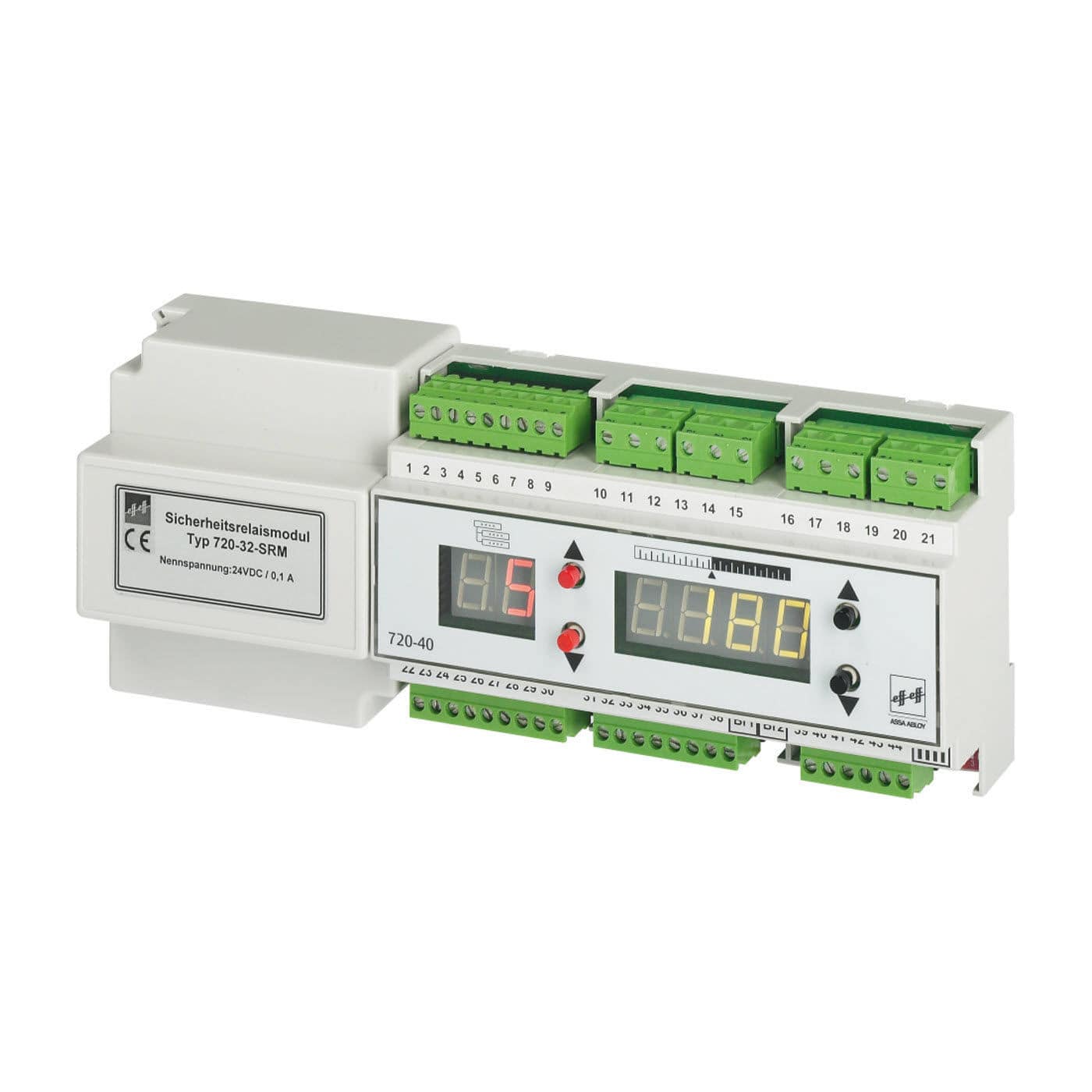 Security control unit - 720-42 - Eff Eff - DIN rail