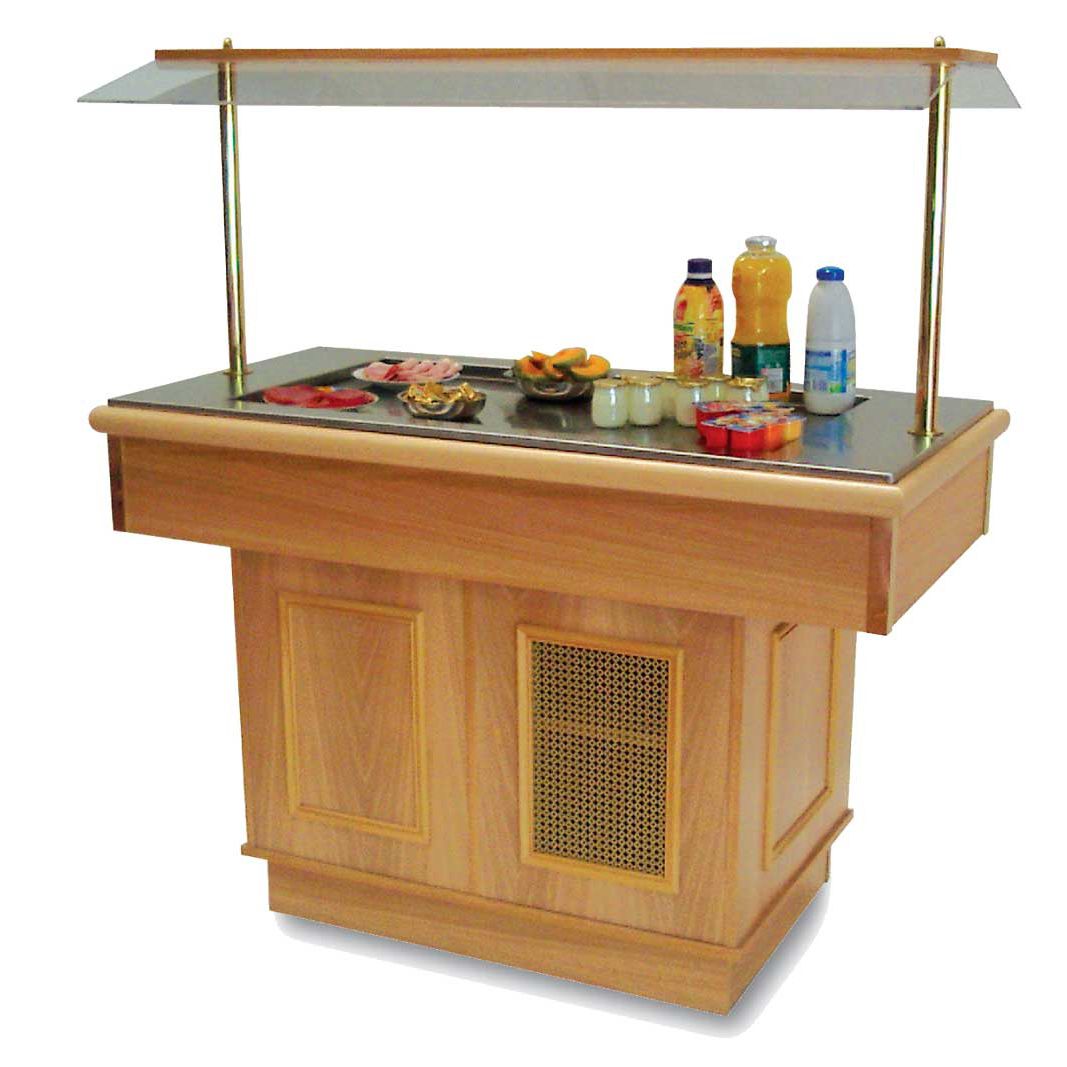 Central refrigerated buffet - KALOMA : 700 - SERVIZIAL - wheel / for ...