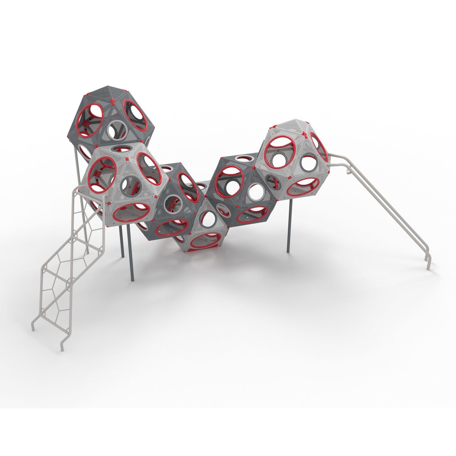 Playground climbing structure - ARIES 6.4 - HAGS Aneby AB