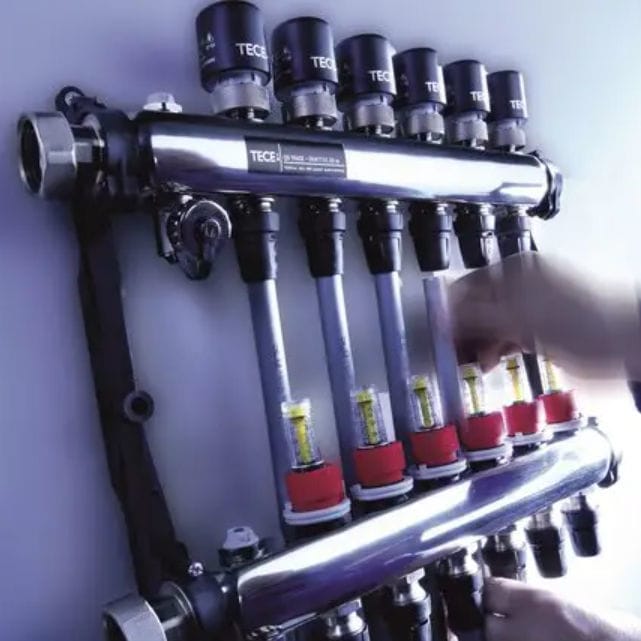 Hot water underfloor heating - TECEfloor - TECE Italia - commercial