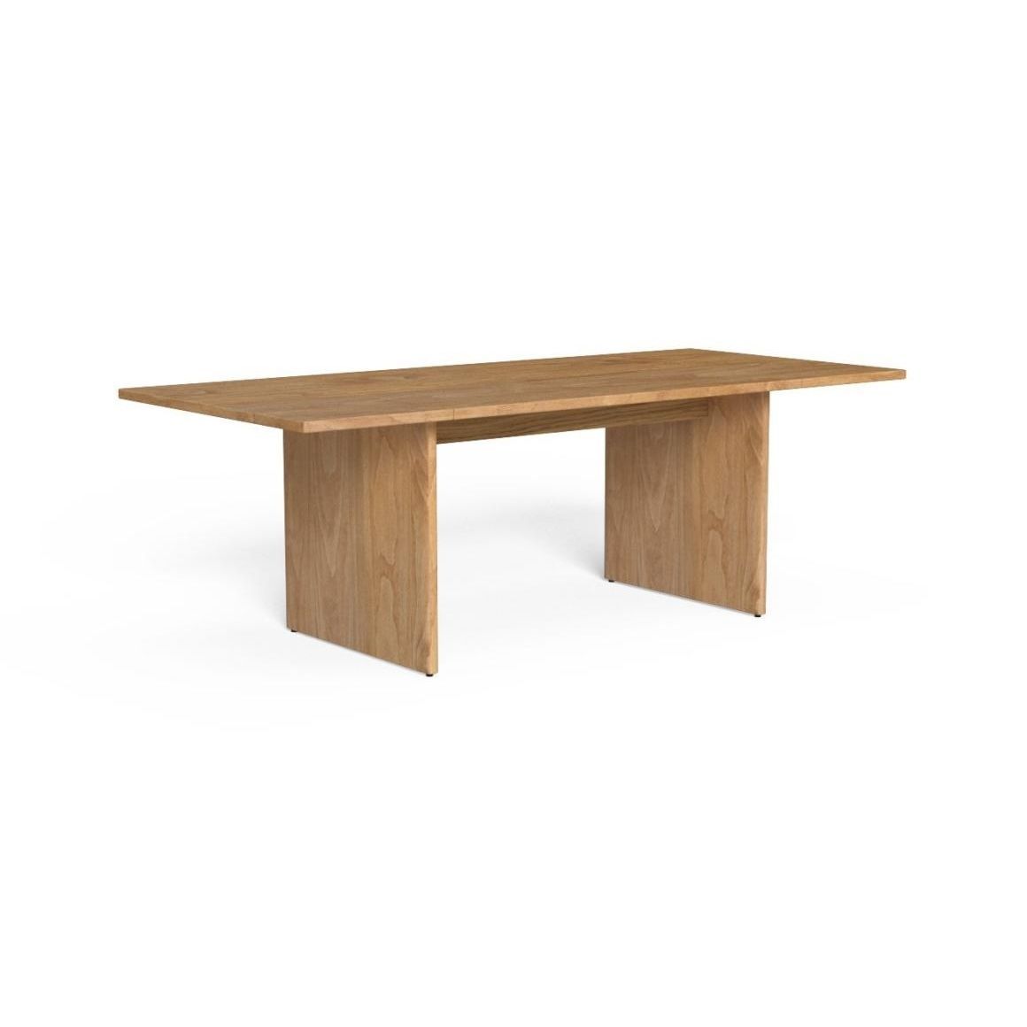 Contemporary dining table - VENICE - TALENTI - teak / lava / teak base