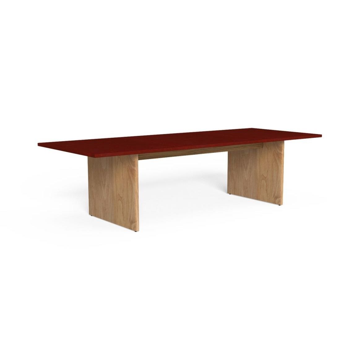 Contemporary dining table - VENICE - TALENTI - teak / lava / teak base