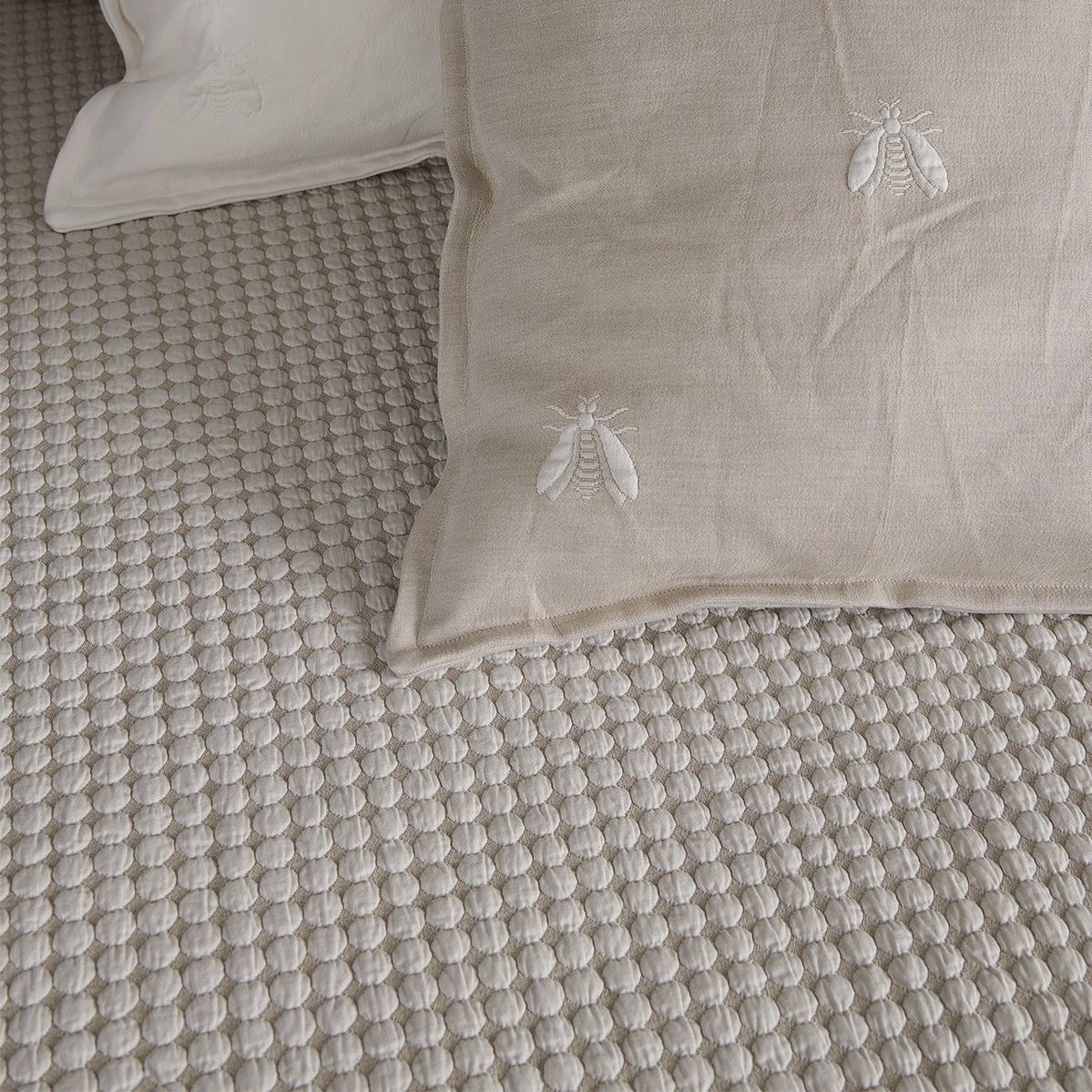 Cotton bed-cover - NESTOR COPRILETTI JACQUARD BOLLE - MASTRO RAPHAEL