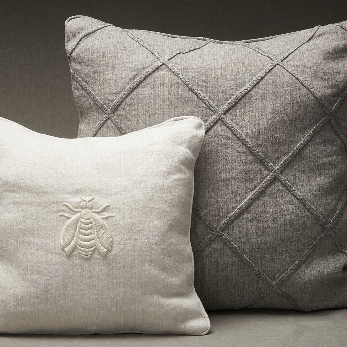 Square cushion - NATUR ART GLAIGSTON RETE - MASTRO RAPHAEL - geometric ...