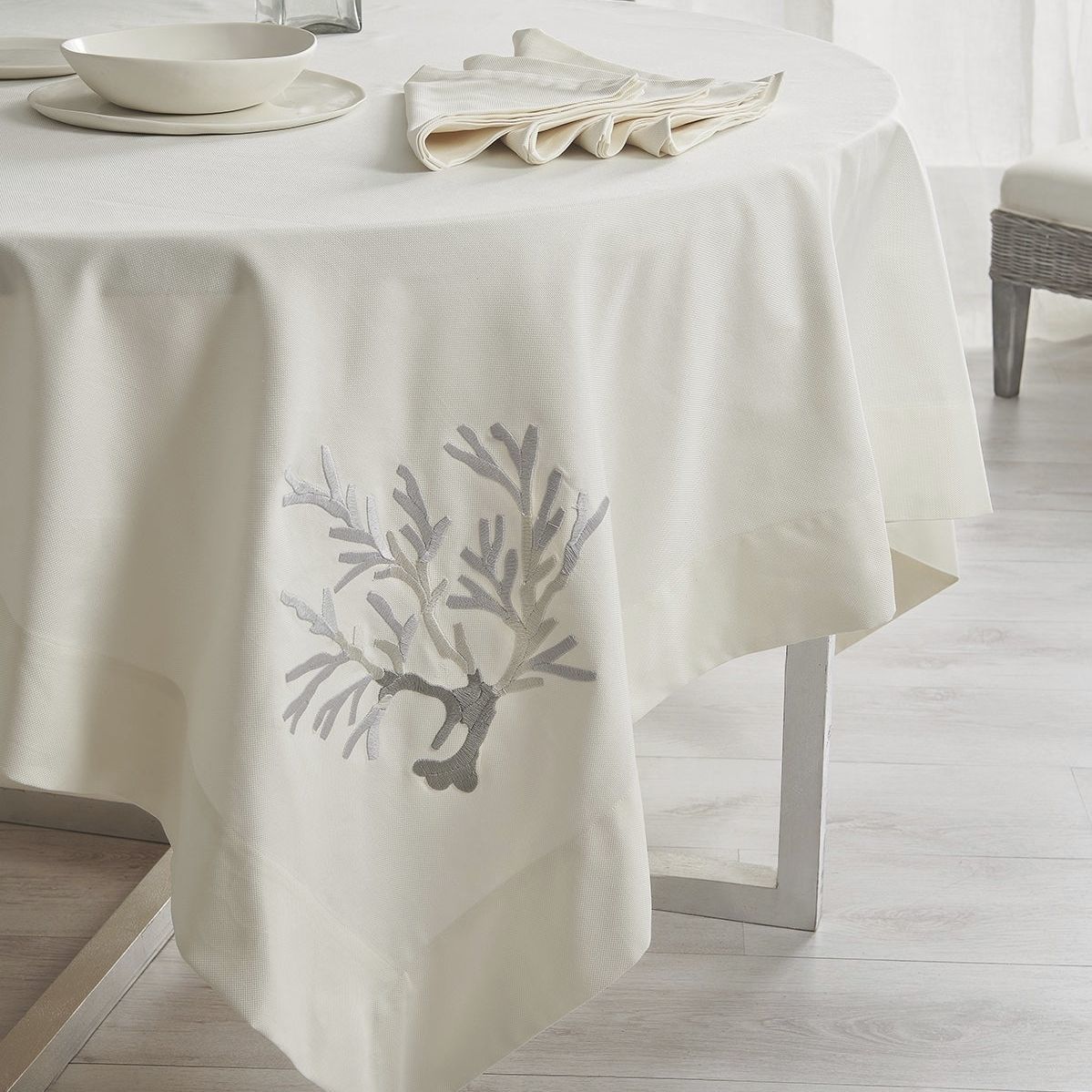 Cotton tablecloth - CORALLOMANIA - MASTRO RAPHAEL - commercial