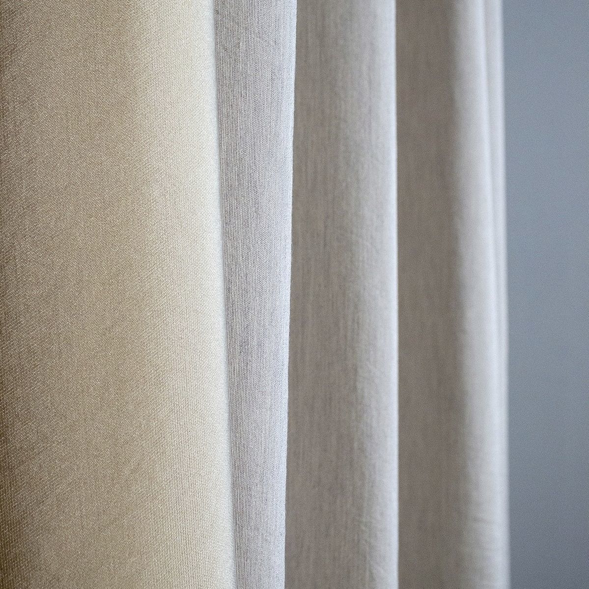 Curtain fabric - TIVOLI UNITO - MASTRO RAPHAEL - plain / cotton / silk