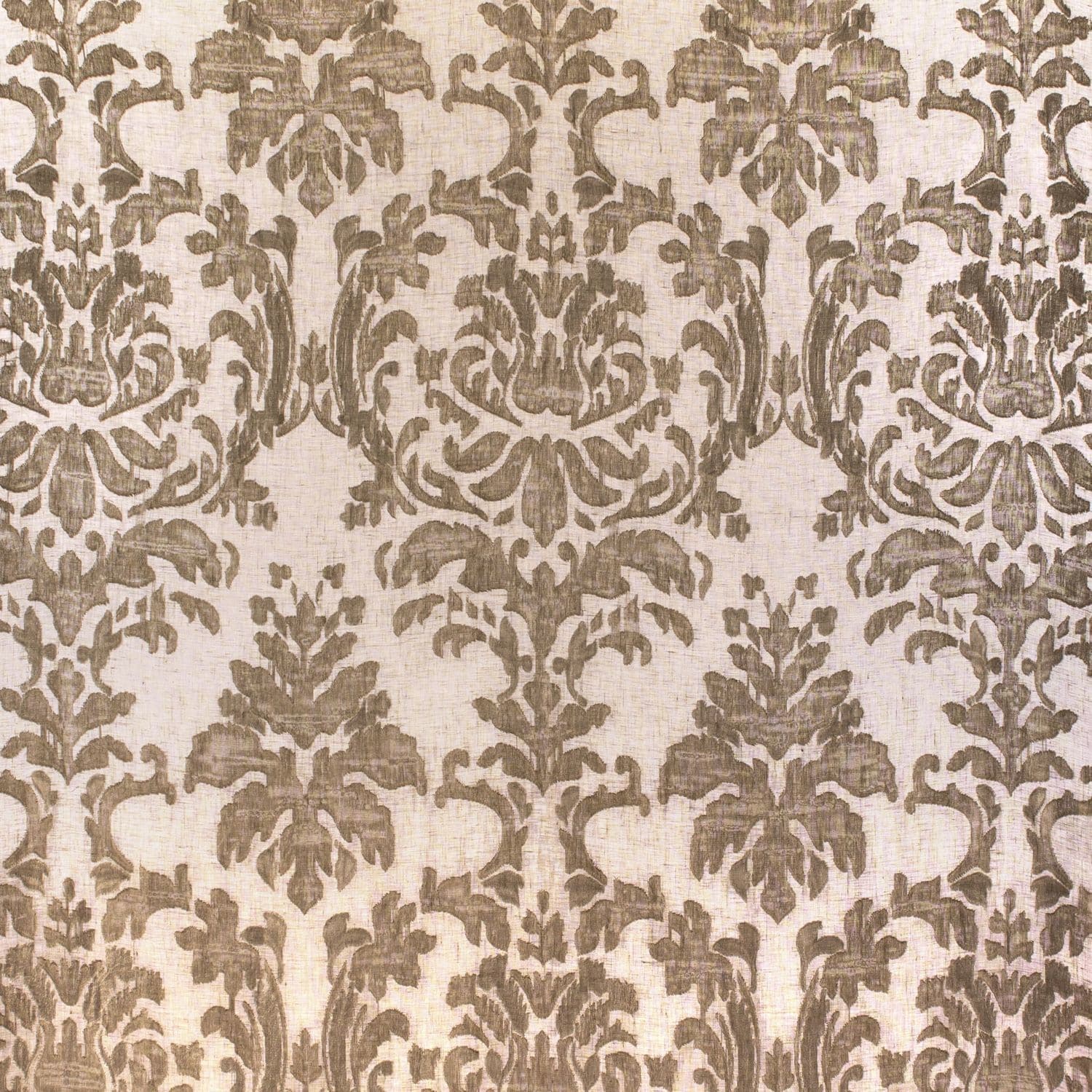 Curtain fabric - LOTHIAN - MASTRO RAPHAEL - damask pattern / cotton / linen