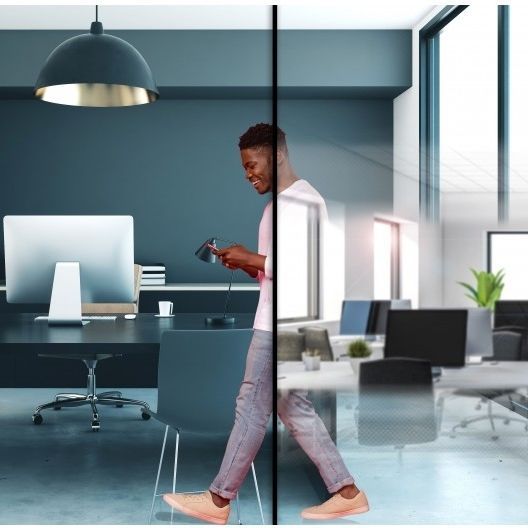 Glass decorative film - INT 128 - REFLECTIV WINDOW FILMS - window / for ...