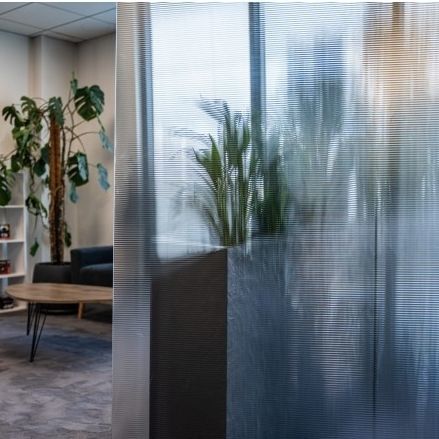 Ribbed decorative film - STR 05 - REFLECTIV WINDOW FILMS - for glass ...