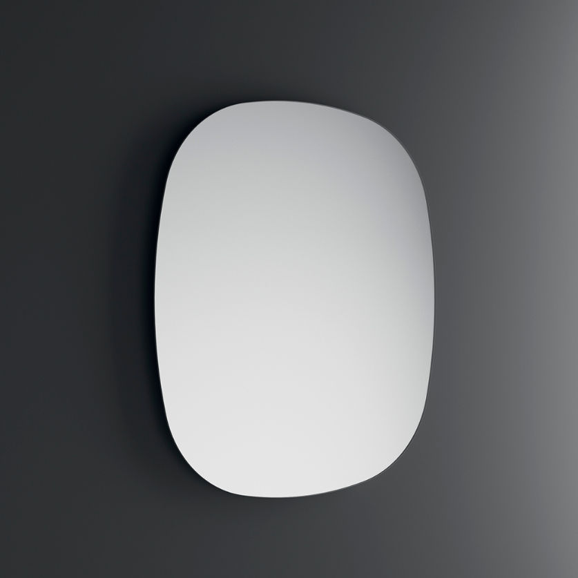 Wall-mounted bathroom mirror - FUSINE - Inda - contemporary / vertical